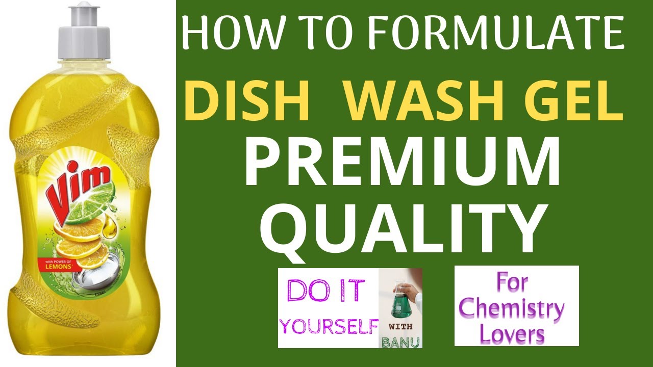 Dishwash Gel- Premium Quality Formula- Equivalent to Vim Gel - Banu's ...