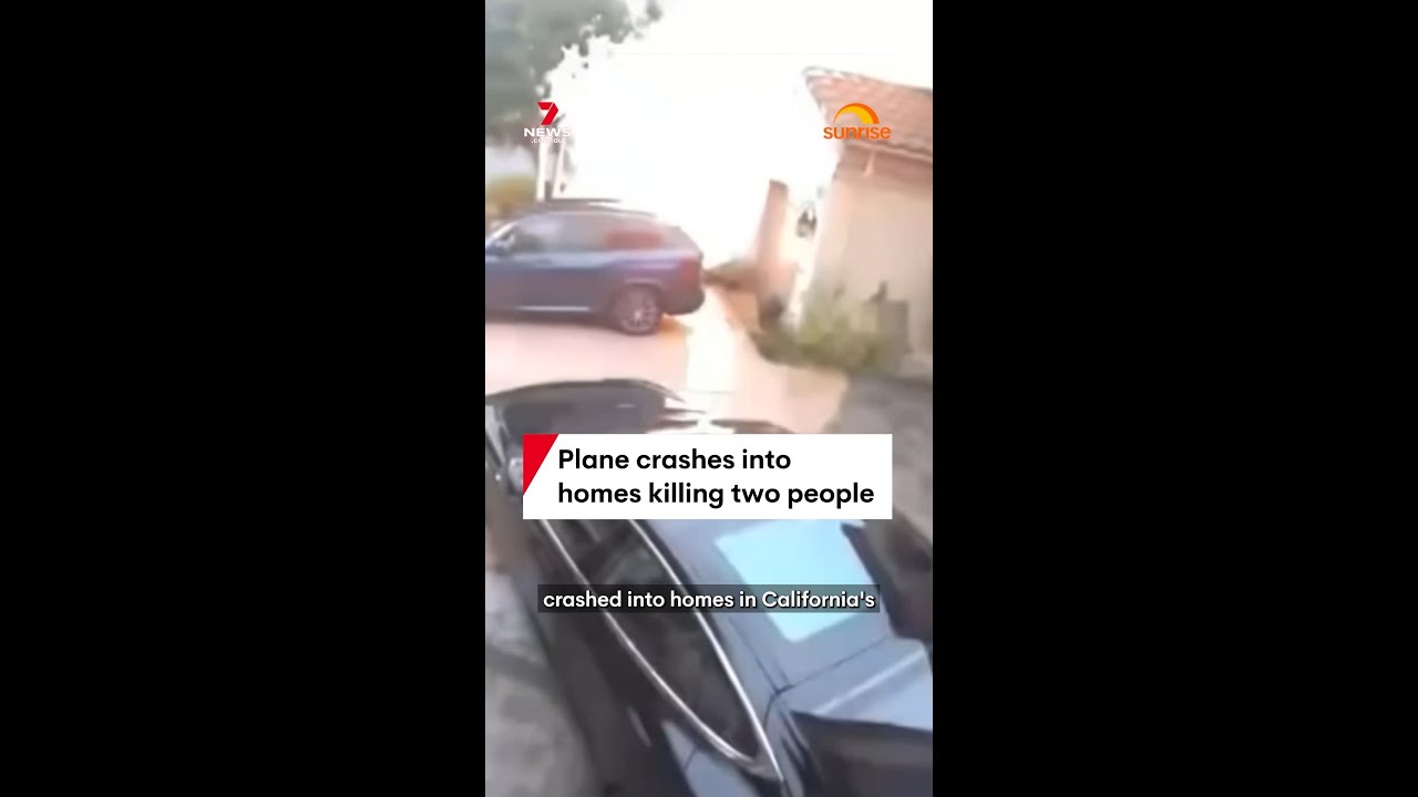 Plane crashes into homes killing two people