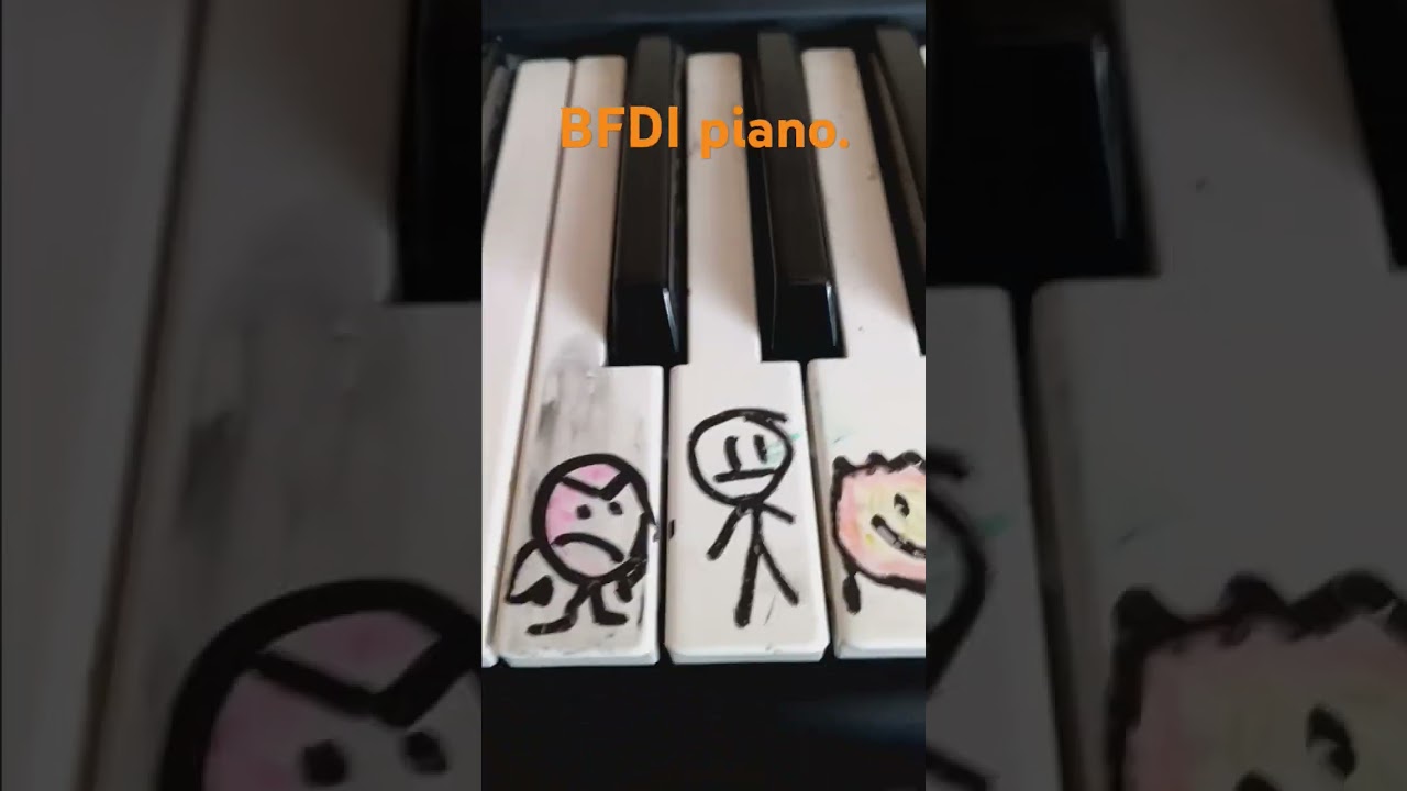 BFDI piano #bfdi #bfdia #idfb #bfb #tpot #shorts
