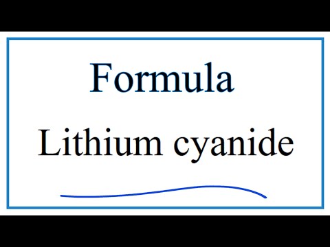 How to Write the Formula for Lithium cyanide