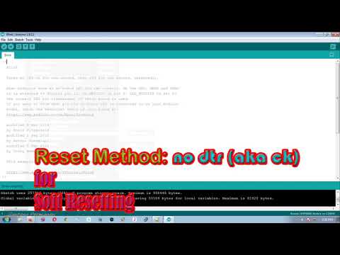 Arduino IDE Generic ESP8266 Module Board Reset Method: Hard resetting ...