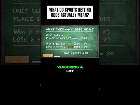 Understanding the Math behind Sports Betting odds #sportsbetting