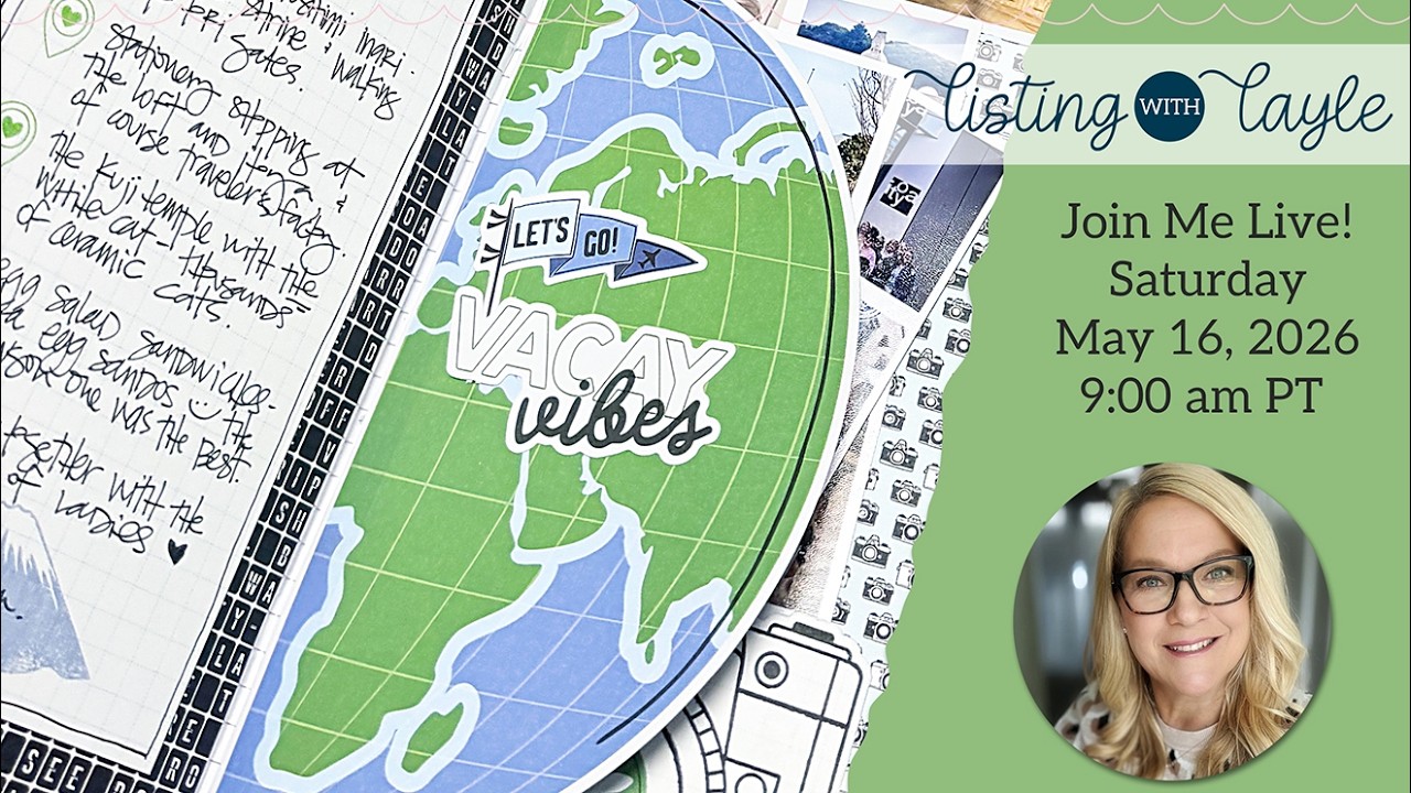 List With Me... LIVE, Creative Listing Traveler's Notebook Style 5.16.26