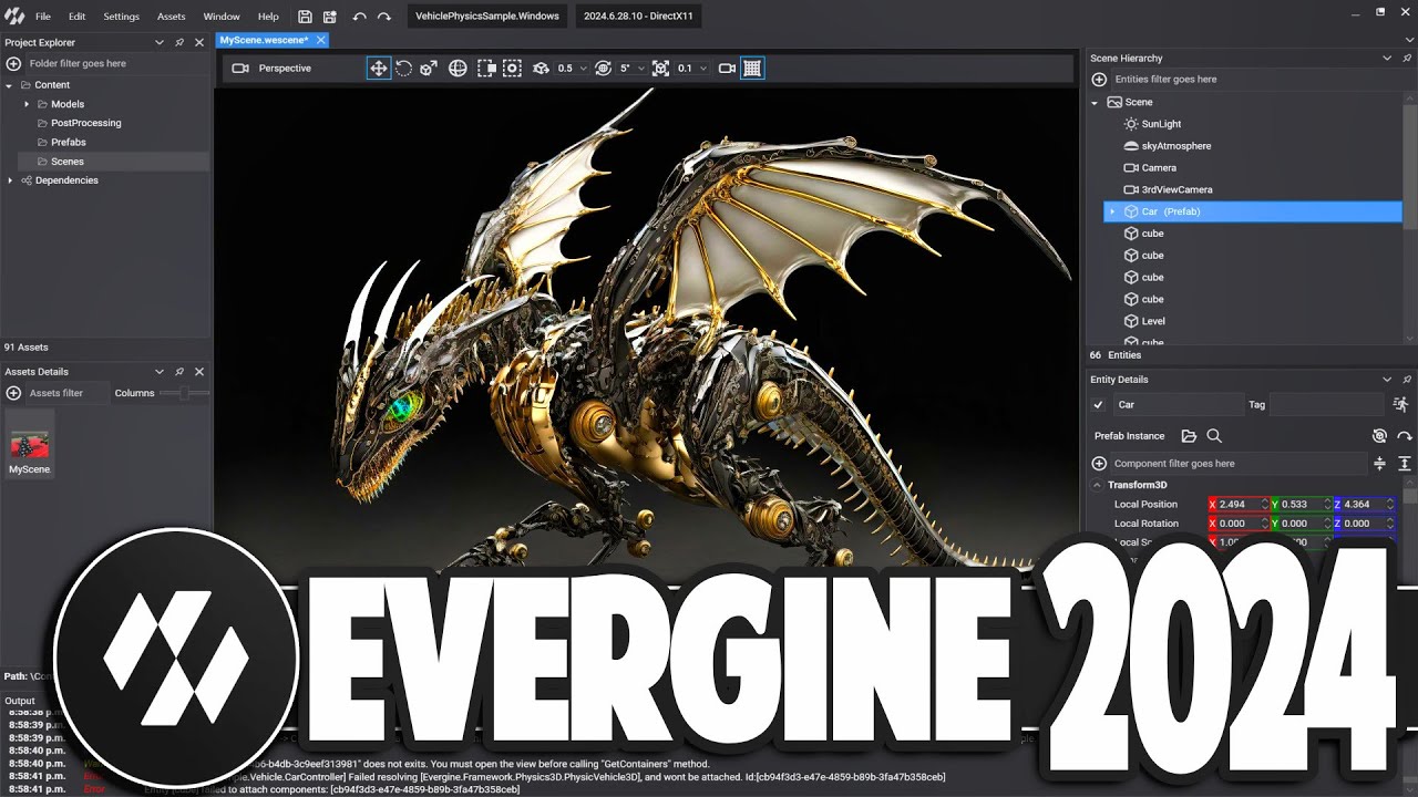 Evergine 2024 Game Engine Released