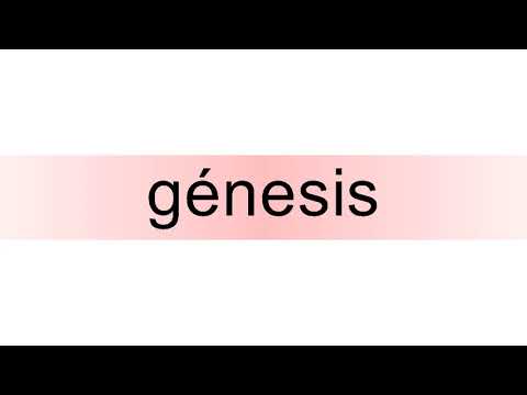 How to pronounce génesis