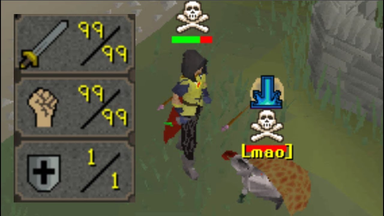 This Pure has 99 Attack and Strength
