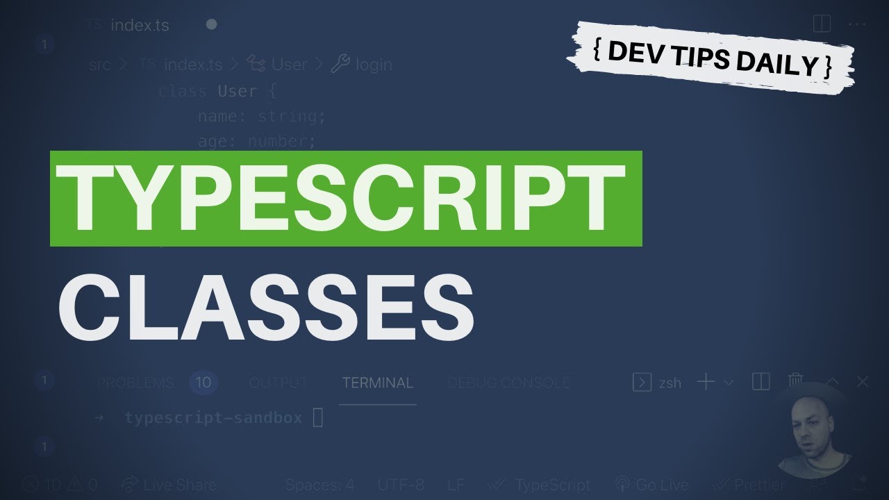 DevTips Daily: Creating Classes in TypeScript