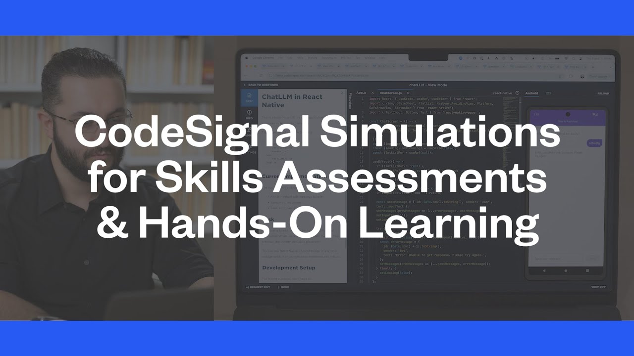 CodeSignal Simulations for Skills Assessments & Hands-On Learning