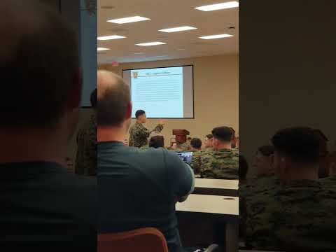 USMC logistics officer