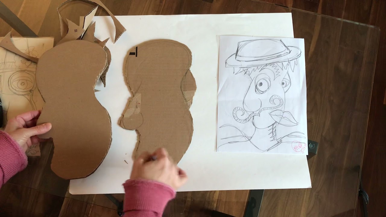 Picasso Cardboard Portraits #3 (6th Grade)