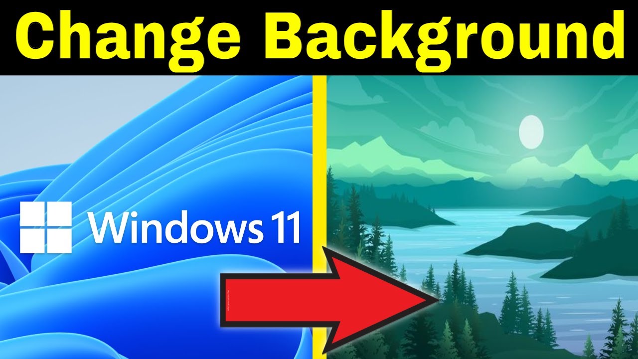How To Change Desktop Background image in Windows 11 - Tutorial - Quick Tech Tips 2025