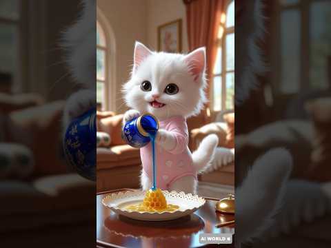 A Dangerous Mistake, A Birthday Surprise, and a Mother's Tears🧸🎂#globalshorts#ai#cat #shorts