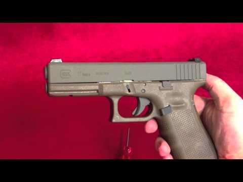 Glock 17 9mm FDE with Custom Flat Dark Bronze Cerakote