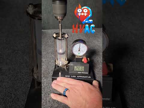 Volume Temperature Pressure #love2hvac #hvac #compression #science