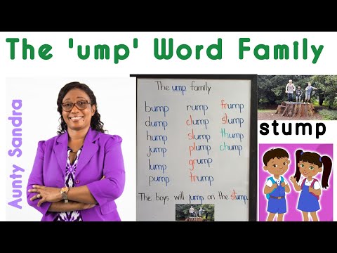 The 'ump' Word Family | Blending Letter Sounds |Rhyming Words | Short 'u' Sound | Spelling & Reading