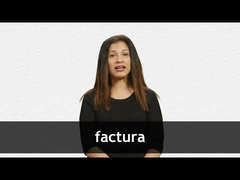 English Translation of “FACTURA” | Collins Spanish-English Dictionary