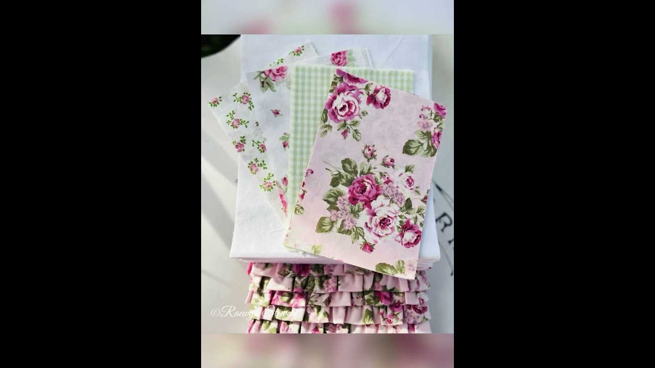 Ruffle - vintage inspired rag quilt love 💕#sew #quilting #quiltpattern #quiltlove