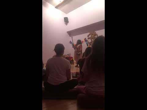 Sadhvi Parvathy Baul invoking and sharing Divine Love, Spirit & Presence