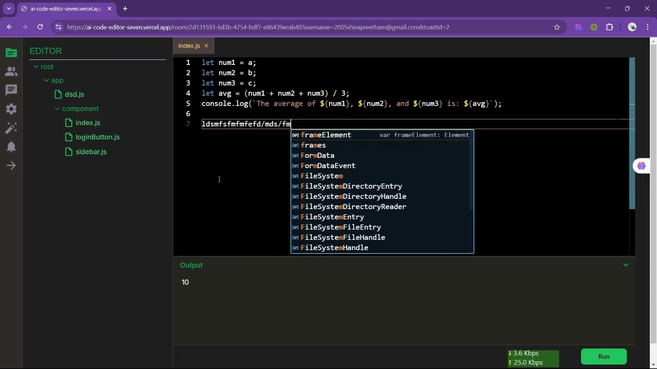 GitHub - HiiiiiPritam/ai-code-editor