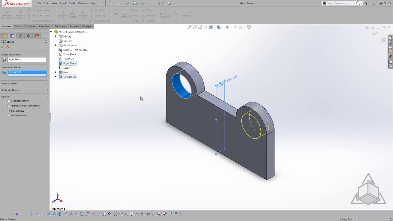 Tech Tip - SOLIDWORKS Mirror Components
