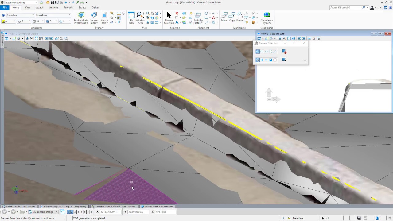 Draw Breaklines using Sections