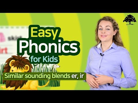 Easy Phonics 3 (Unit 10 Similar sounding blends er, ir) | Phonics for Kids | Learn to Read