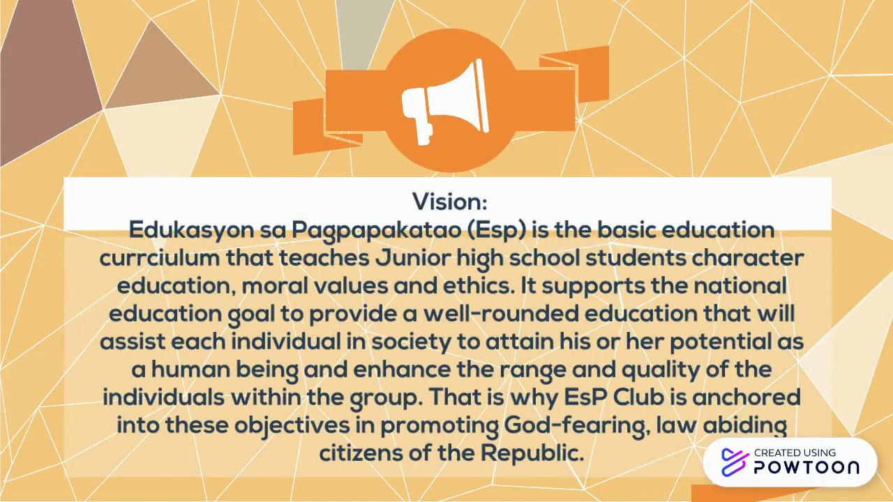 EsP CLUB ACTION PLAN S.Y. 2020-2021