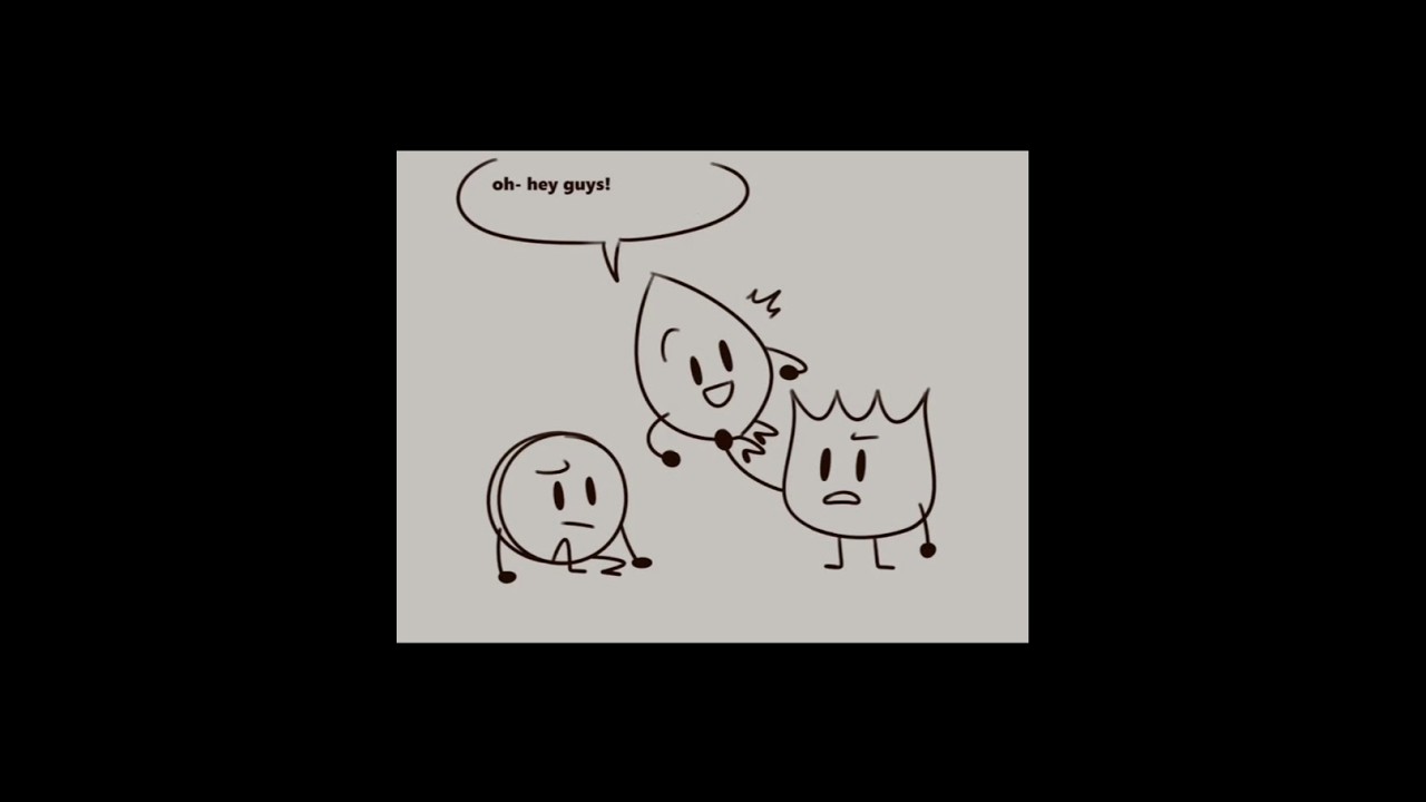 Firey Catches Leafy (Fireafy) [BFDI Comic]