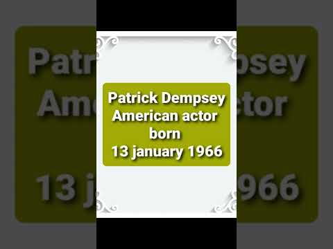how old is Patrick Dempsey