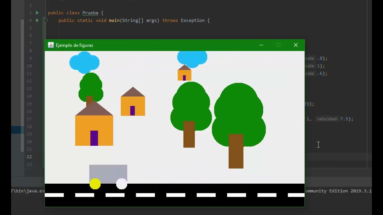 Animación en Java Thread