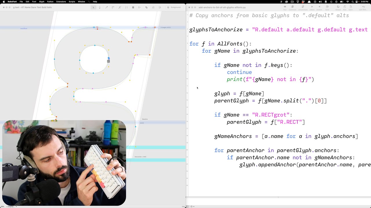Tips for working across a lot of sources for a variable font in RoboFont