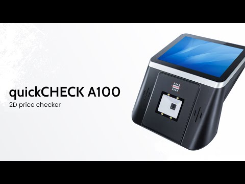 Price Checker with Touch Display 2D, density codes from a greater distance HDWR quickCHECK A100