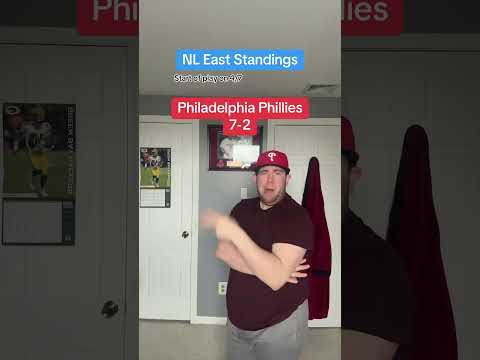NL East Standings #mlb #standings #nleast #braves #nationals #phillies #mets #marlins #baseball
