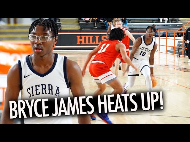 Savannah James describes Bryce James’ scorching 3-point display in ...