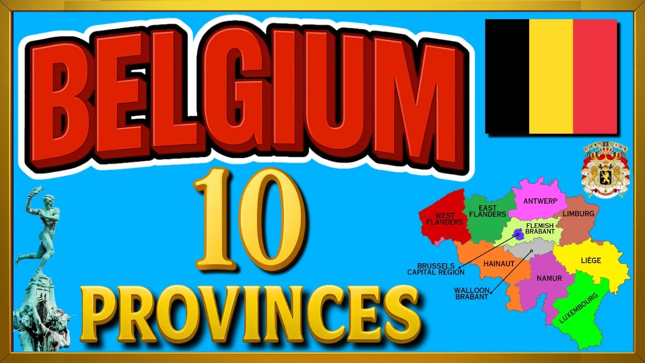 Belgium Map Explained 🇧🇪 | 10 Provinces of Belgium