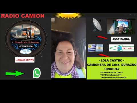 LOLA CASTRO, CAMIONERA  URUGUAYA DE DURAZNO CIUDAD CON SU HISTORIA DE PASION Y ESFUERZO .