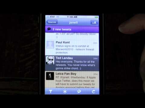 Macworld Video: iPhone Twitter apps