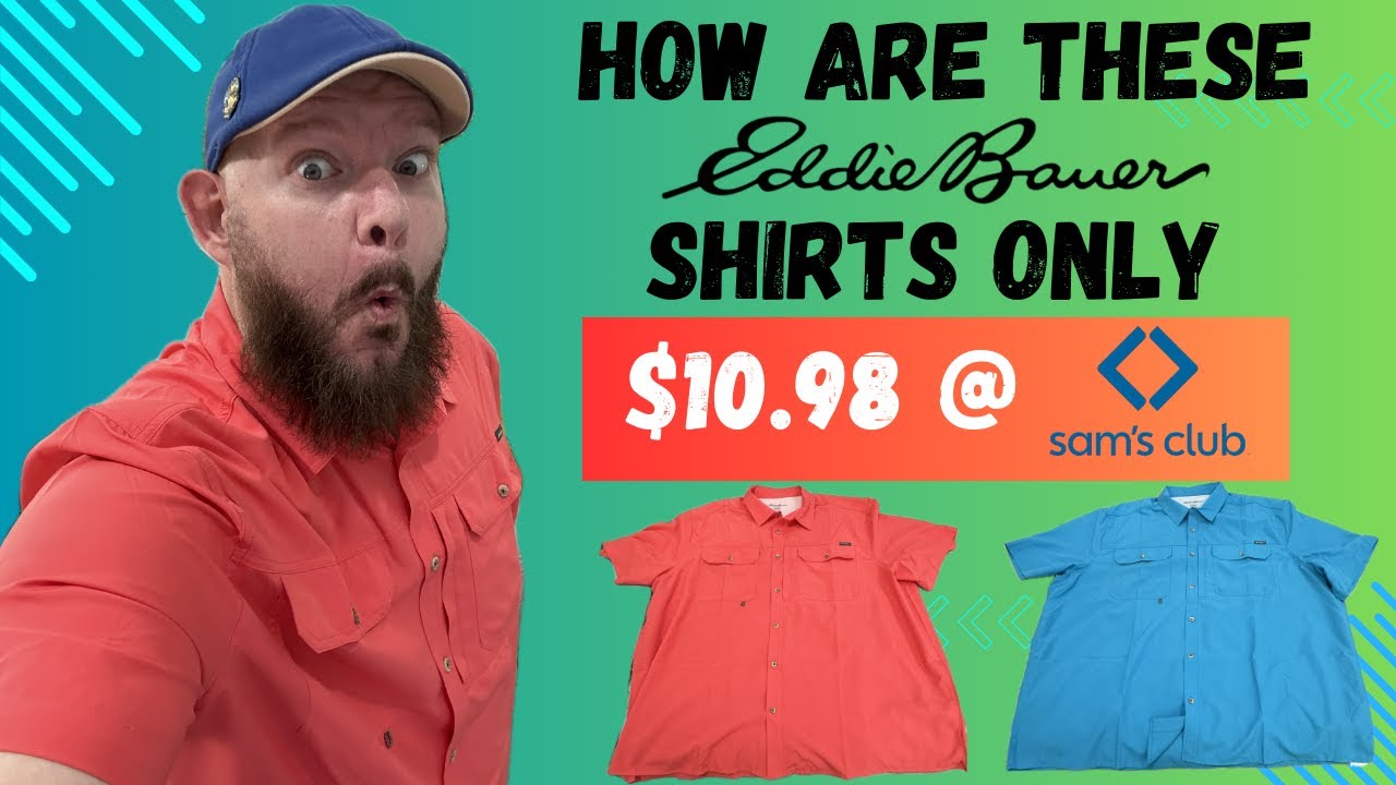 Eddie Bauer Shirts only $10.98 @ Sam's Club Review