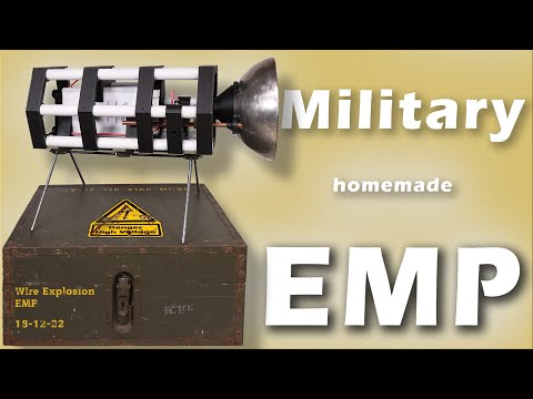 I 3D printed the first DIY Military EMP Generator on Youtube