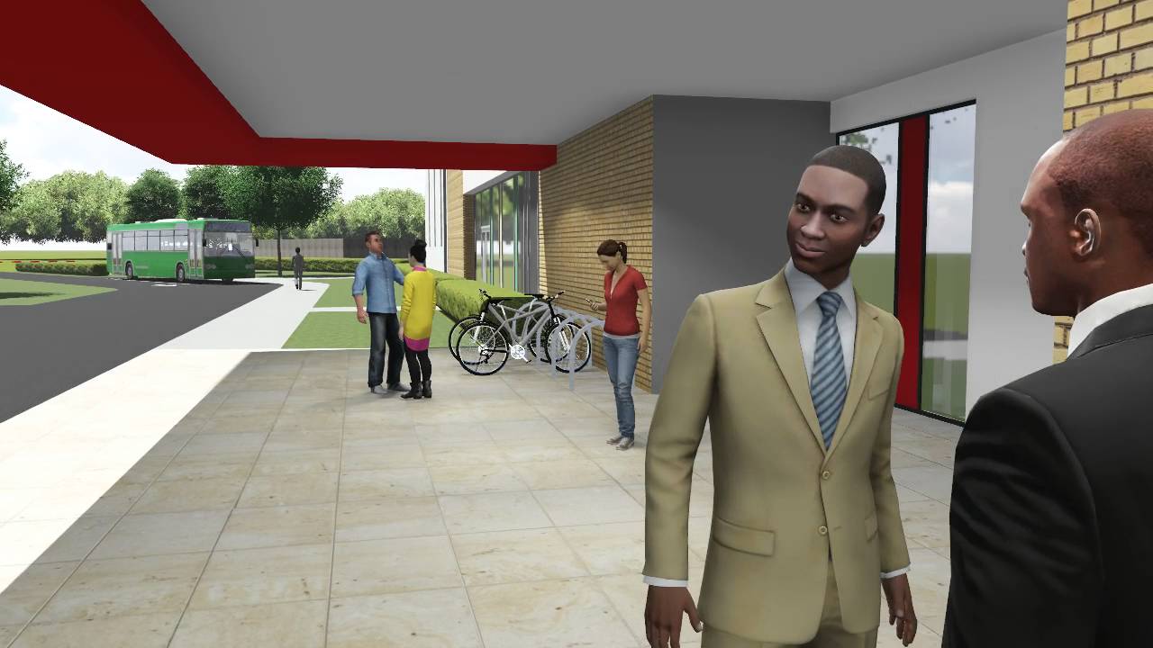 Hampton Gardens Secondary School - walkthrough visual