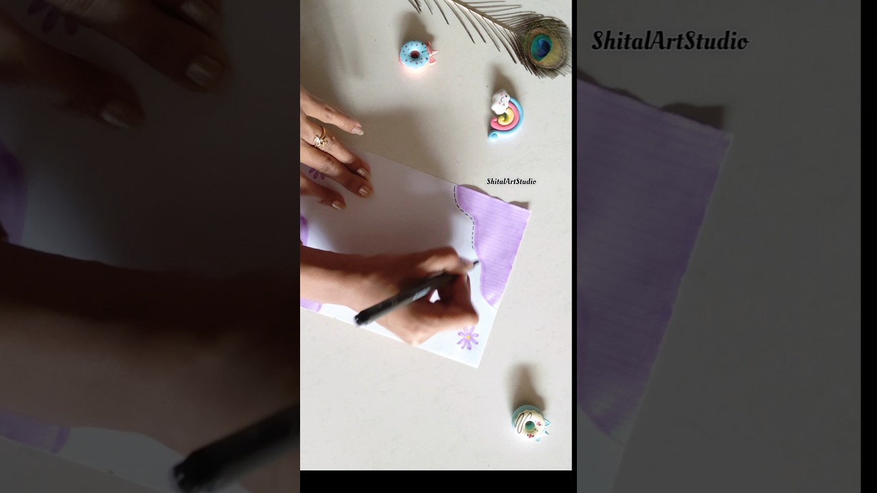 Border Design for School Project😍✨ Project Work Designs #viral #youtubeshorts #shorts