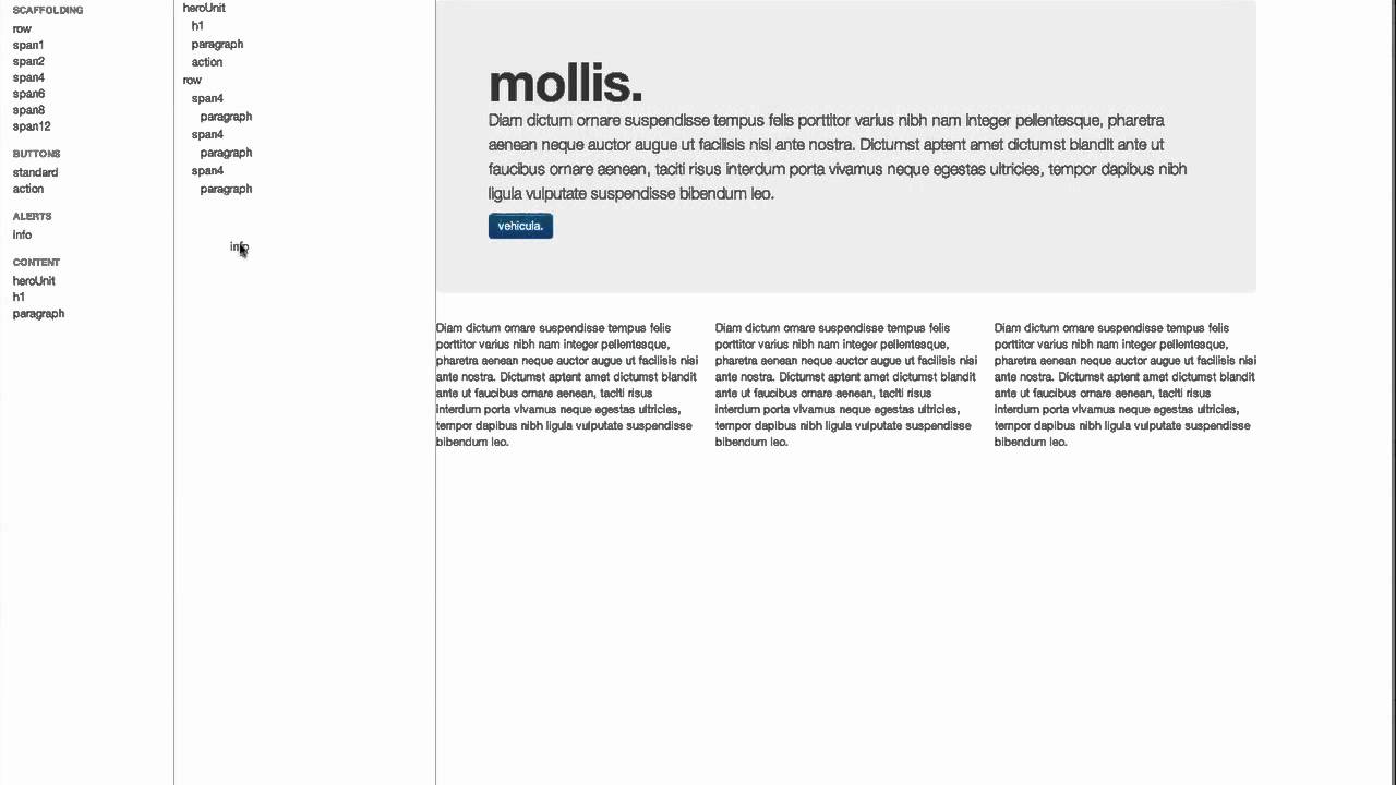 Web Bootstrap Tool Prototype