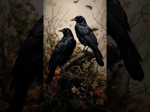 Ravens | Black Birds | Gothic Art | Digital Art #ravens #crows