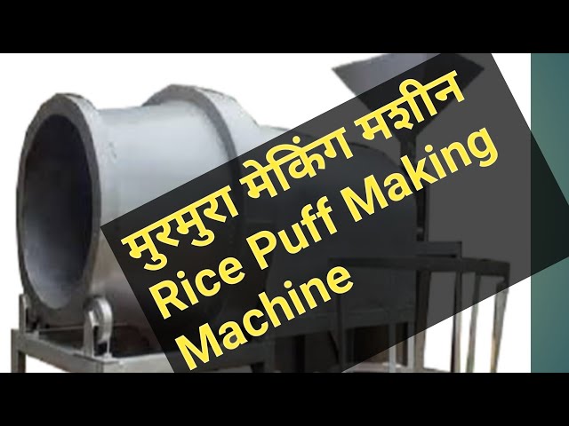 Puffed Rice Roasting Machine - Murmura Making Machine Trader ...