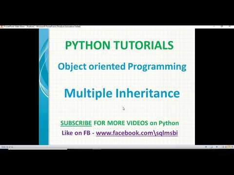 Learn python tutorials | Multiple Inheritance in Python | python inheritance examples - Mind Luster