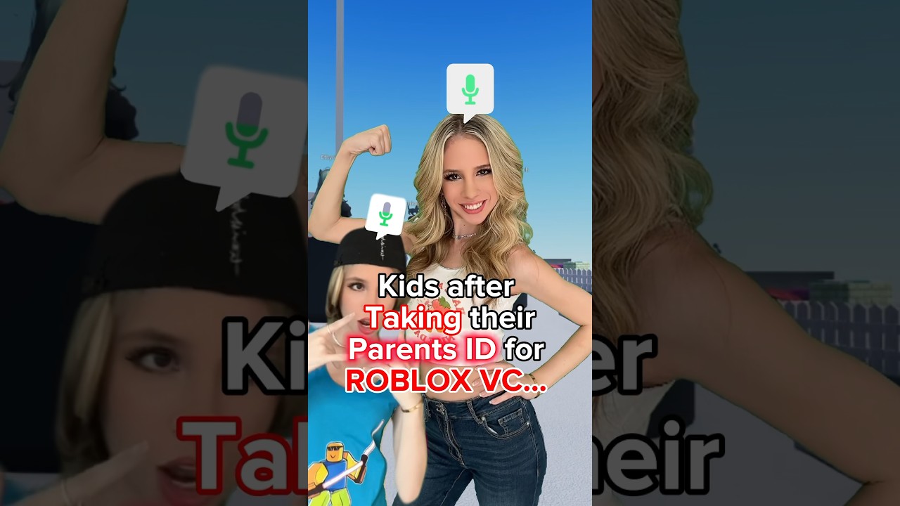 When Kids USE Their PARENTS I.D. For ROBLOX VOICE CHAT…. #roblox #robloxgamer