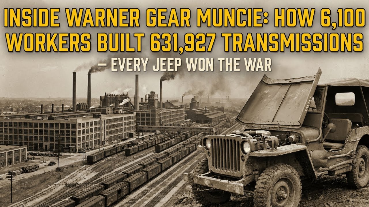 Inside Warner Gear Muncie: How 6,100 Workers Built 631,927 Transmissions — Every Jeep Won the War