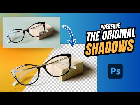 New Method For Transparent Shadows That You Can Save As PNG - Photoshop Tutorial
