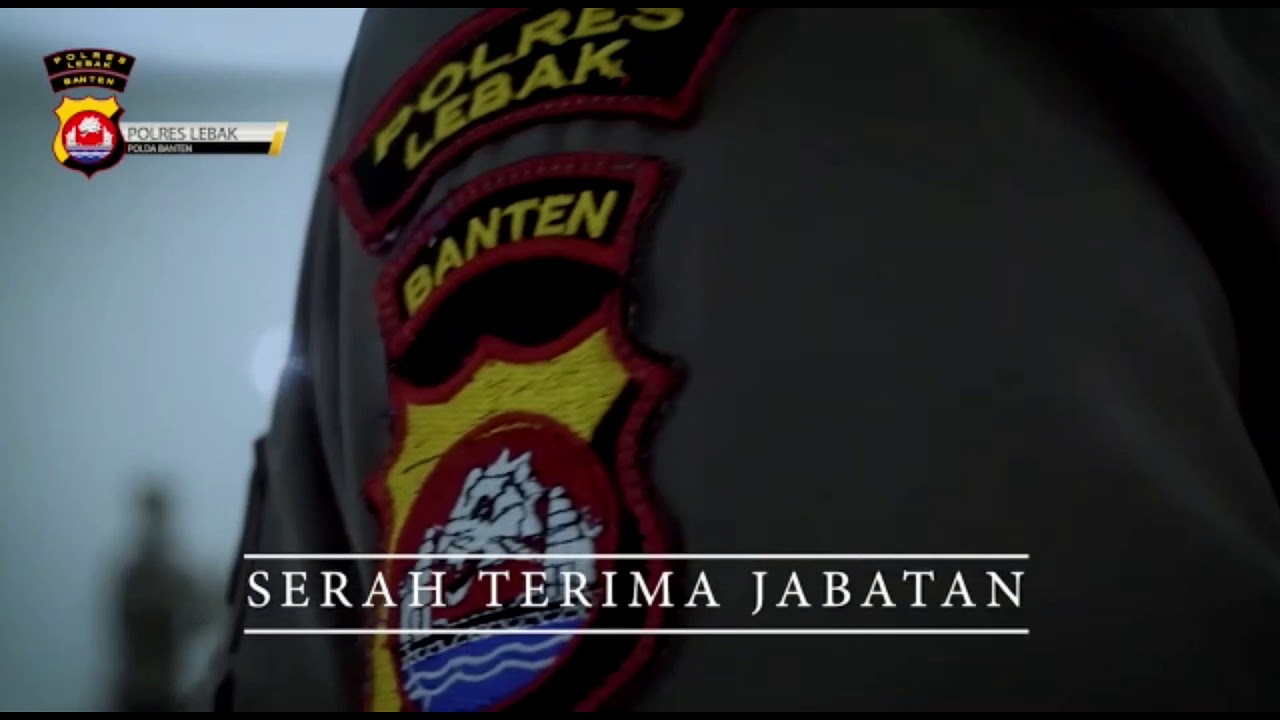 Sertijab Wakapolres Lebak, Kasat Lantas, Kapolsek