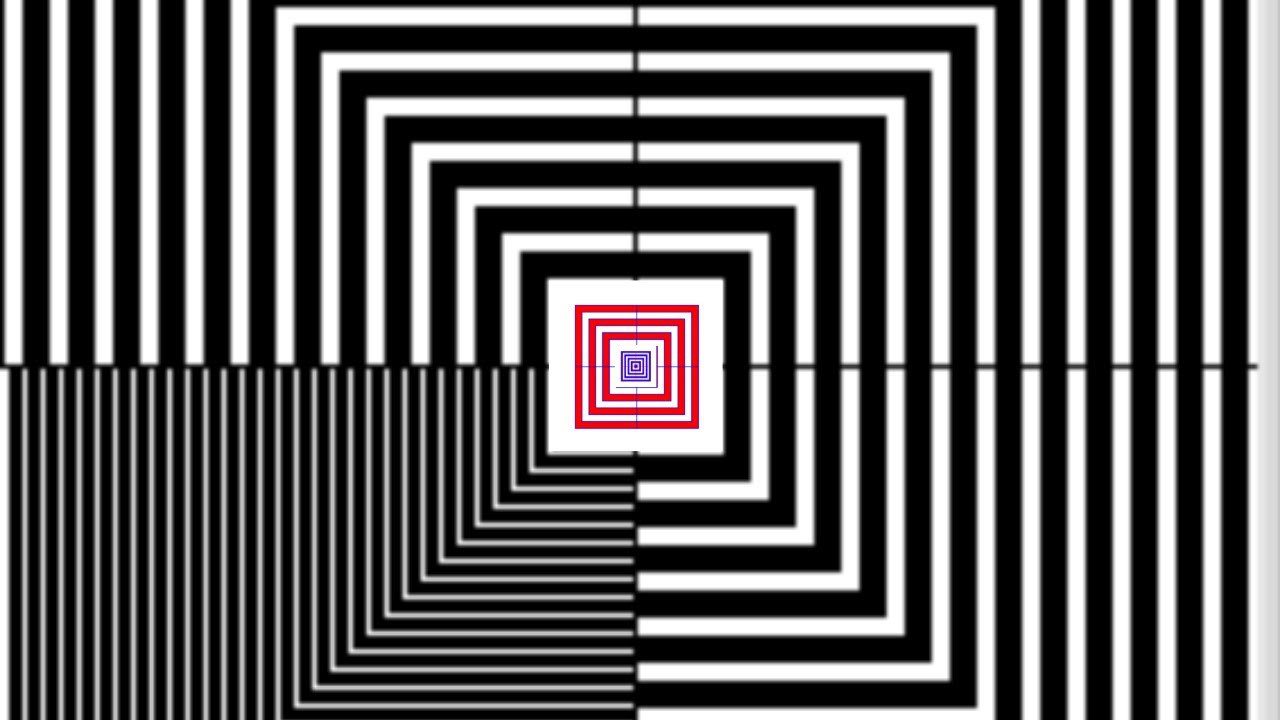 How to create a CONCENTRIC Square, using Python..